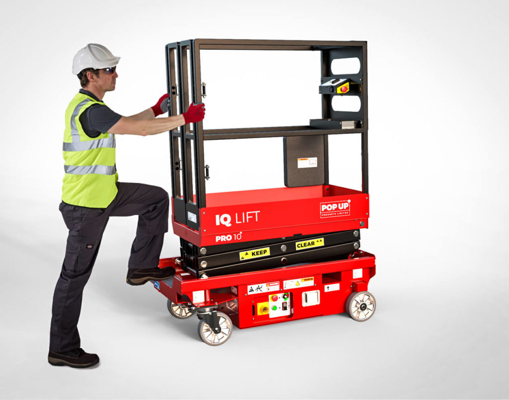 Pop Up Scissor Lift PRO IQ Push Around – 5.0m Working Height - Industry ...